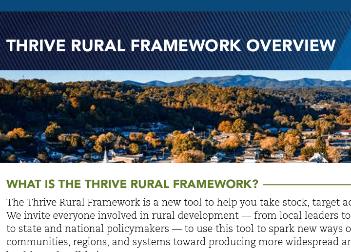 Thrive Rural Open Field Session: Addressing the News and Information ...