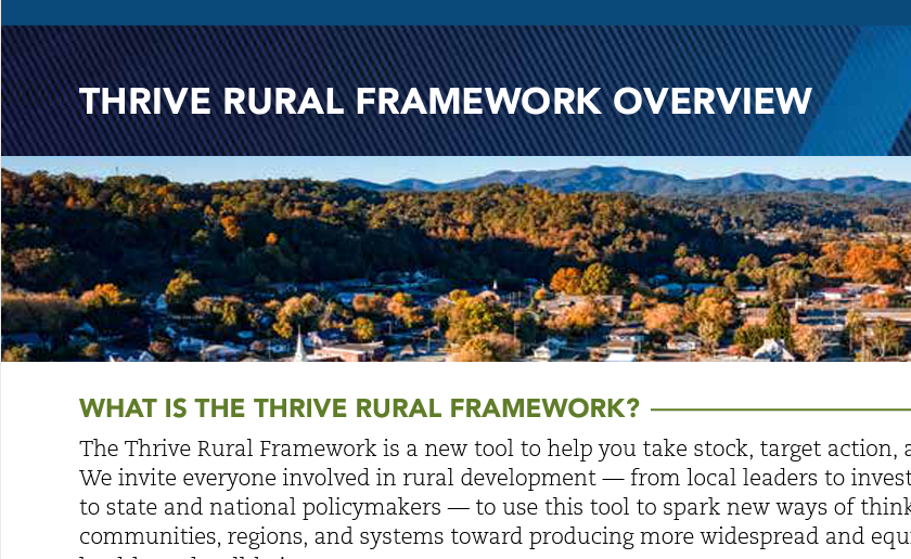 Thrive Rural Open Field Session: Addressing the News and Information Gap in Rural America ...
