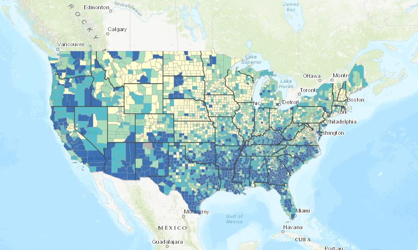 Resource: CDC Social Vulnerability Index Map › Blandin Foundation