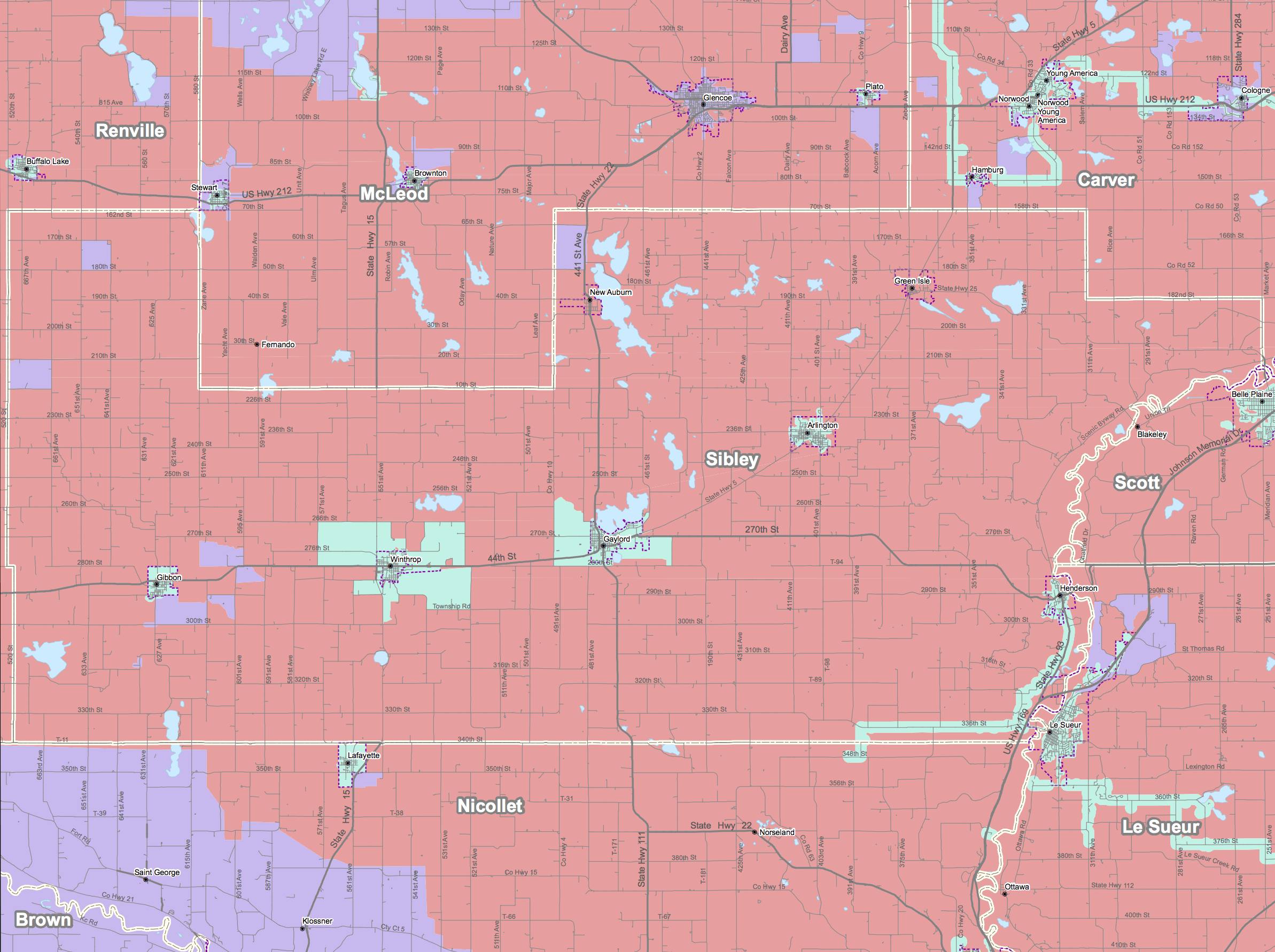 Sibley County - Broadband Map › Blandin Foundation